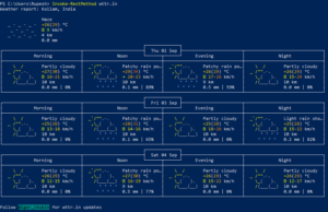 How to Check Weather Forecast in Terminal - NoloWiz