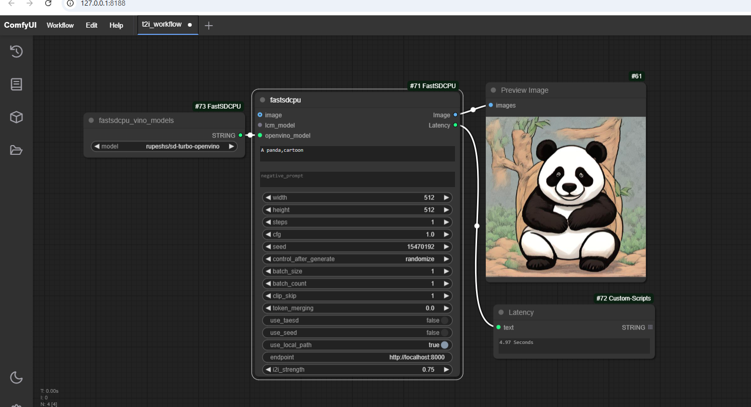 How to use ComfyUI with FastSDCPU and OpenVINO - NoloWiz